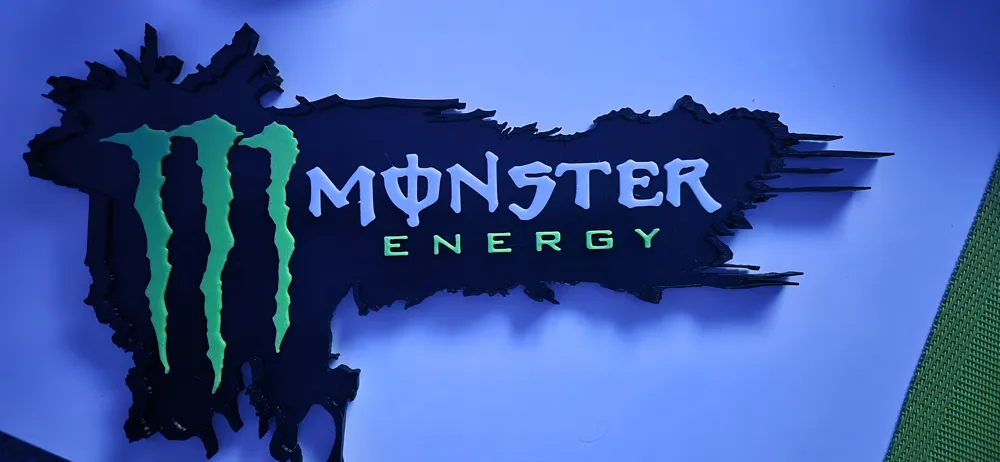 Monster energy magnet - Free 3D Print Model - MakerWorld
