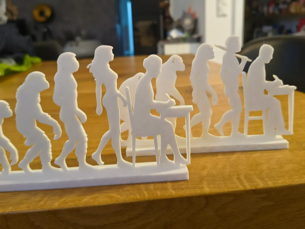 Menschliche Evolution – Vom Affen zum Schriftsteller Männlich ...