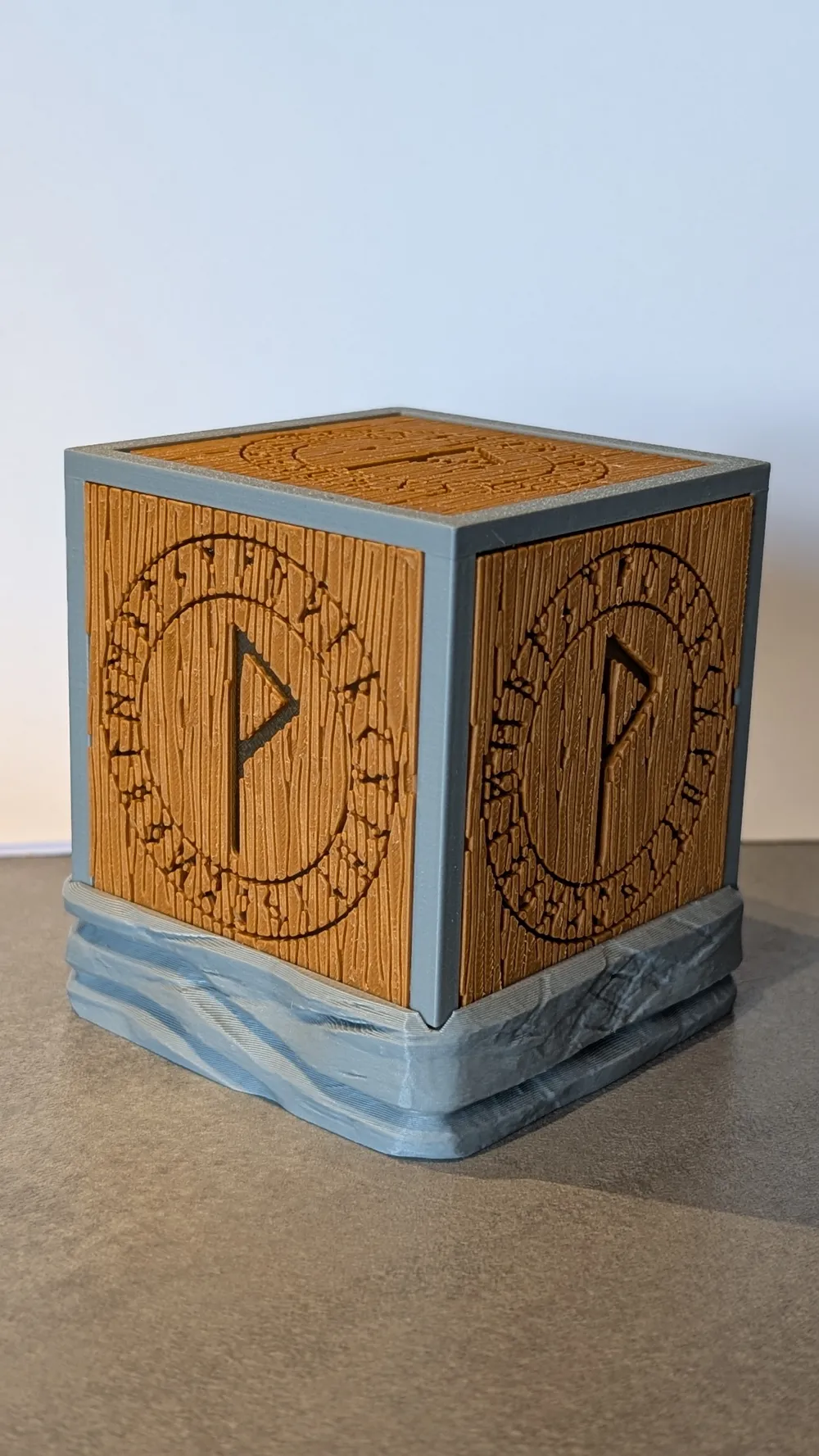 The Rune Cube Lantern ( Tealight ) by MasterFedi MakerWorld: Download ...