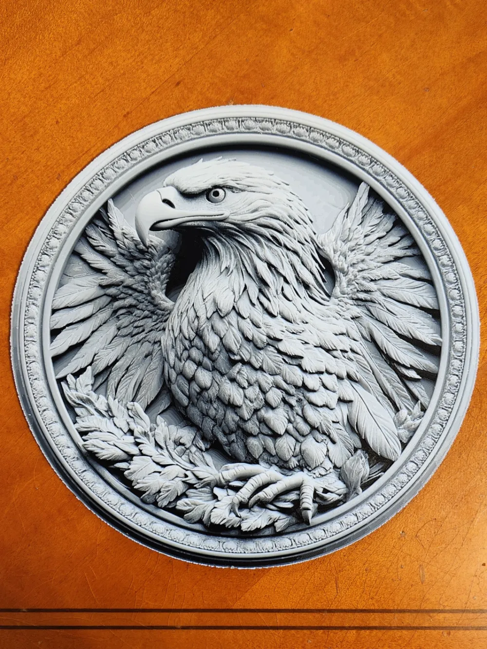 Eagle Bas-Relief - 4 Colours by Sarge MakerWorld: Download Free 3D Models