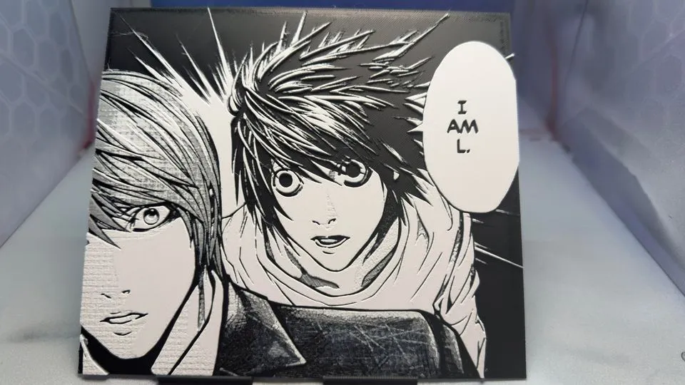 Death Note - I am L - Free 3D Print Model - MakerWorld