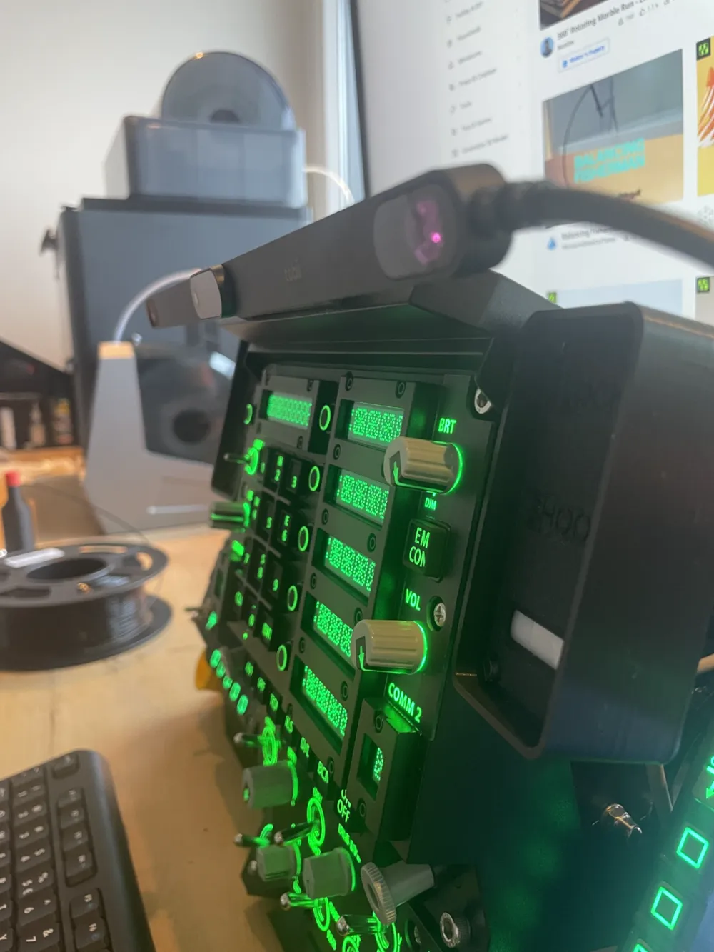 Tobii eyetracker 5 mount for Winwing UFC by Peter - MakerWorld