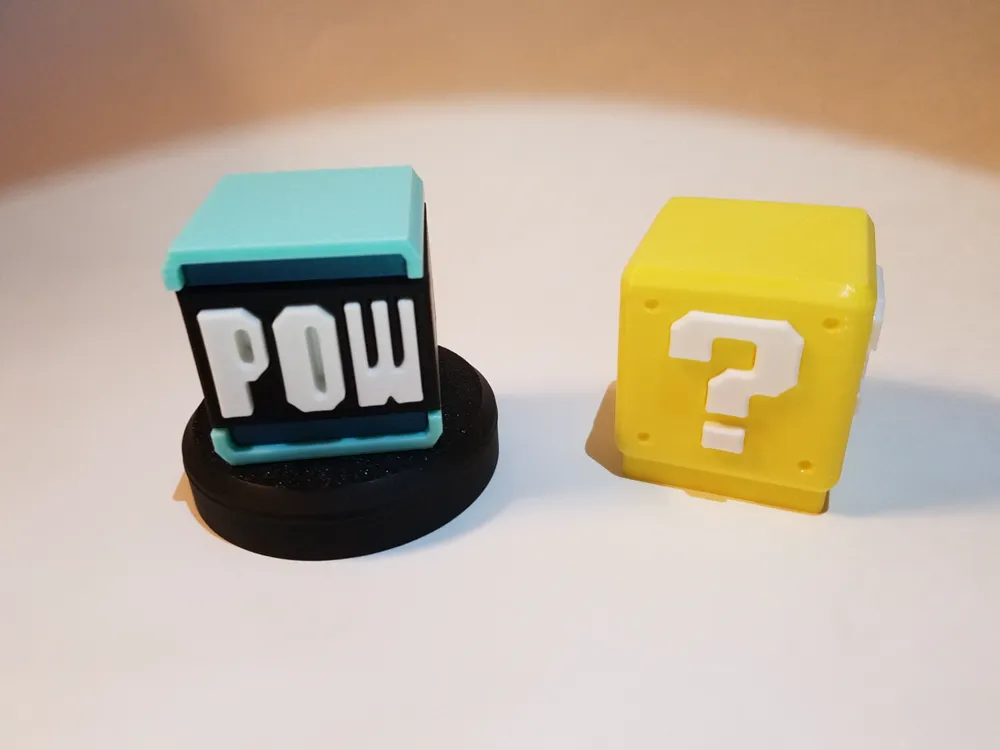 Mario Question Block + POW Block - Bambu Light Kit by N426 - MakerWorld
