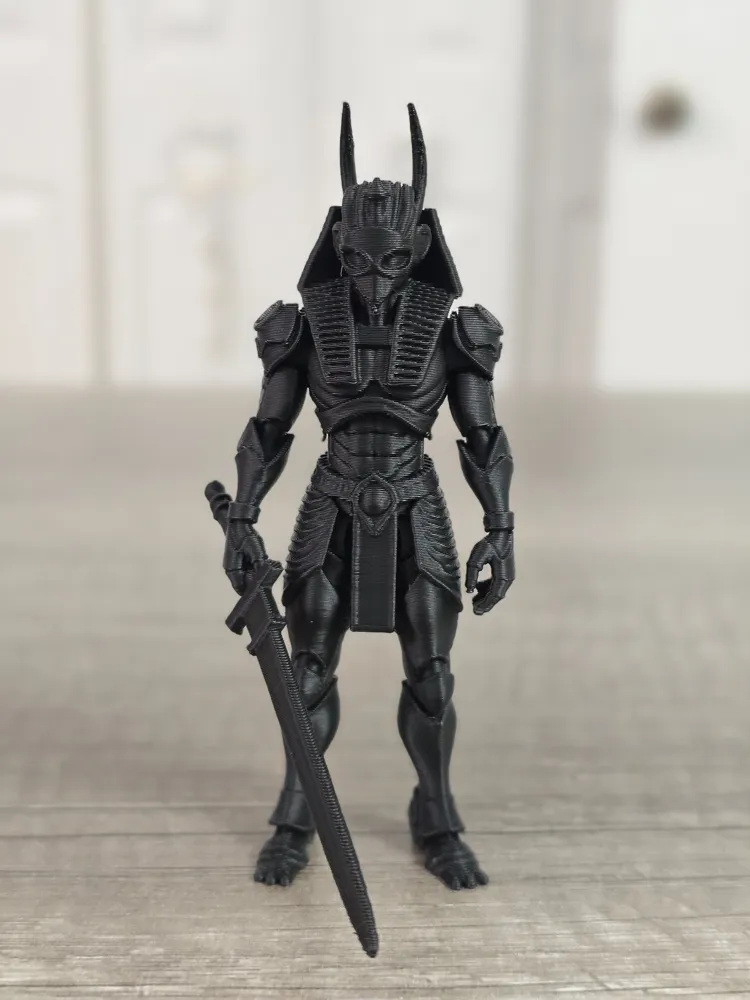 Anubis Blade Sentinel Figurine with Sword by NotR92 MakerWorld ...