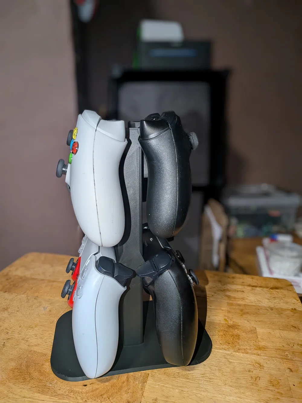 universal PS5 Xbox dual quad controller holder - Free 3D Print Model ...