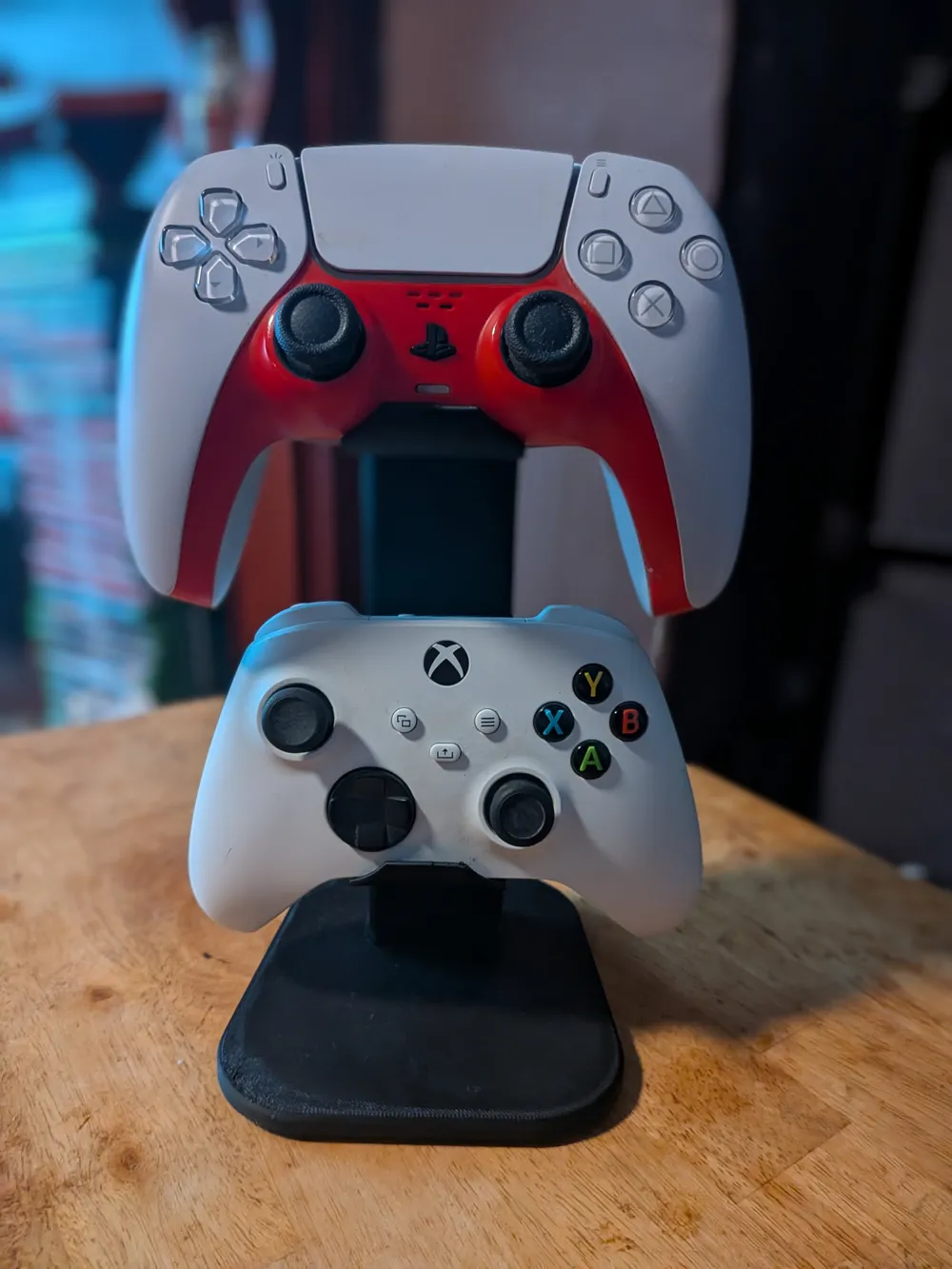 universal PS5 Xbox dual quad controller holder - Free 3D Print Model ...