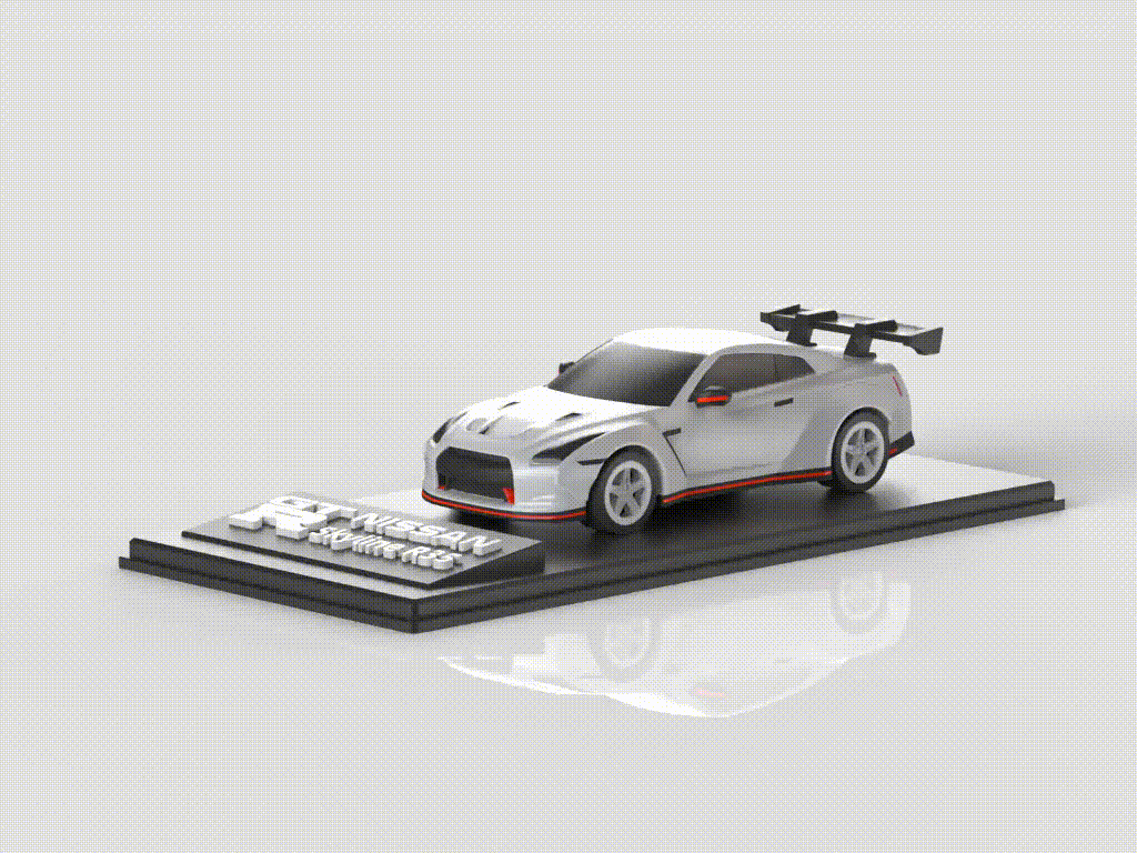 【Nissan】Nissan GTR R35 1:64 scale by SAMPAN棱界复刻 MakerWorld: Download ...