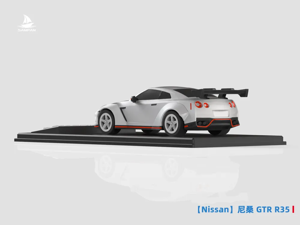 【Nissan】Nissan GTR R35 1:64 scale by SAMPAN棱界复刻 MakerWorld: Download ...
