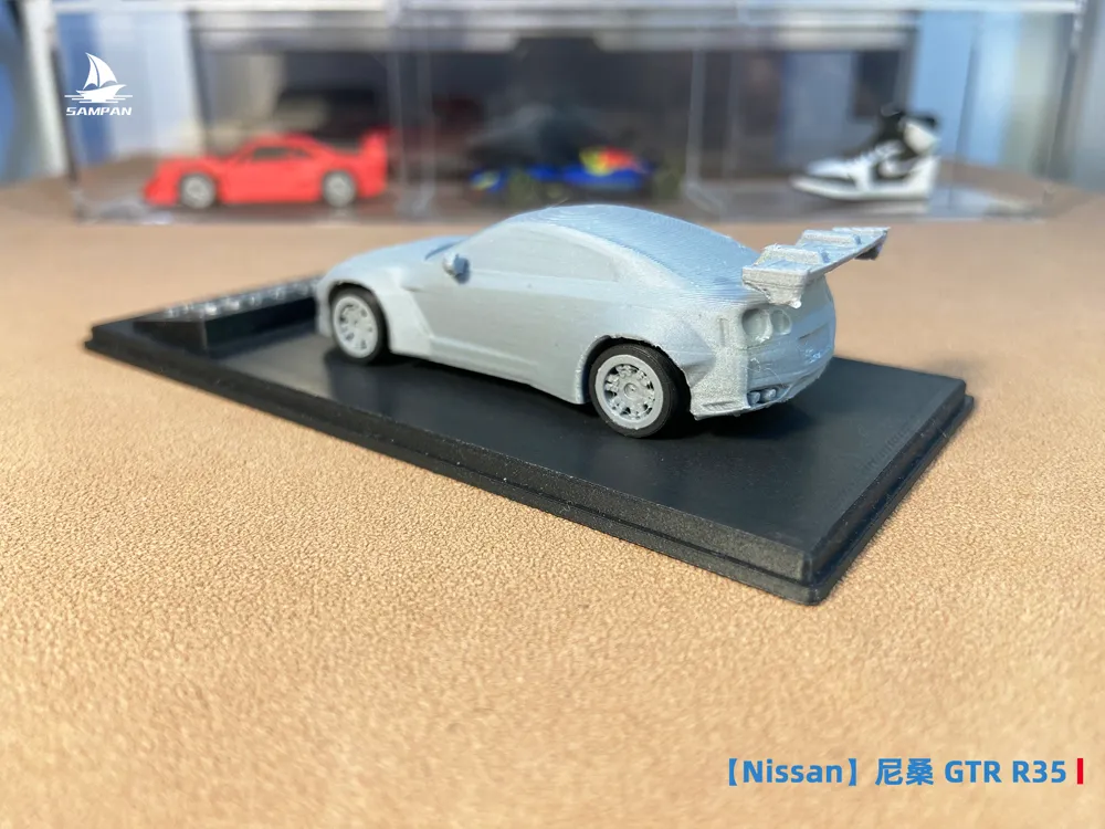 【Nissan】Nissan GTR R35 1:64 scale by SAMPAN棱界复刻 MakerWorld: Download ...