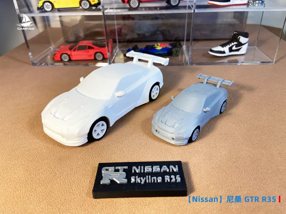 【Nissan】Nissan GTR R35 1:64 scale by SAMPAN棱界复刻 MakerWorld: Download ...