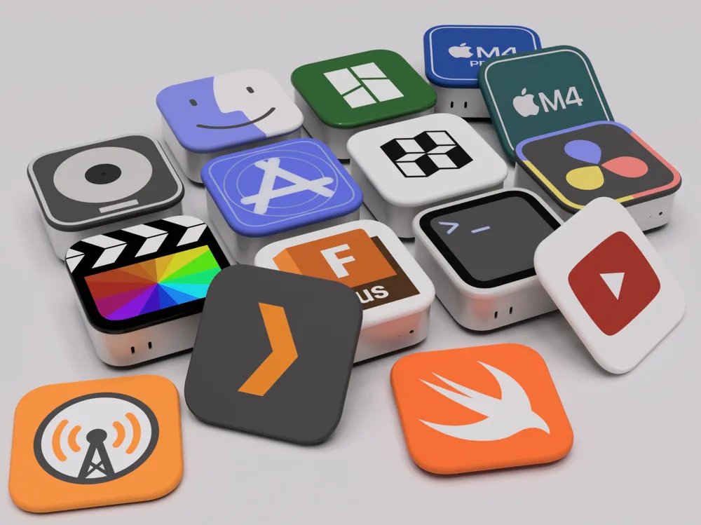 Mac App Icon "Hats" for M4 Mac mini by Jerrod H MakerWorld: Download ...