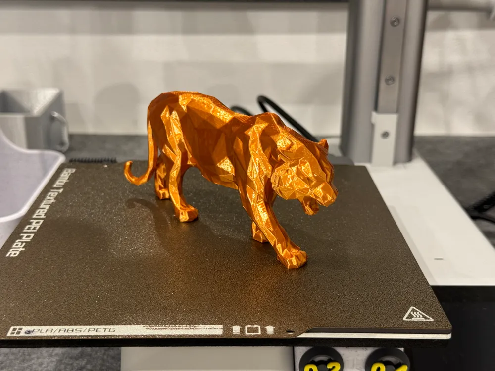 LowPoly Tiger Remixed by PaulBPunkt - MakerWorld