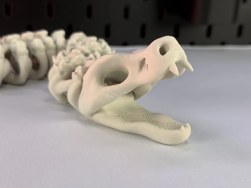 Articulated Skeleton Snake - Free 3D Print Model - MakerWorld