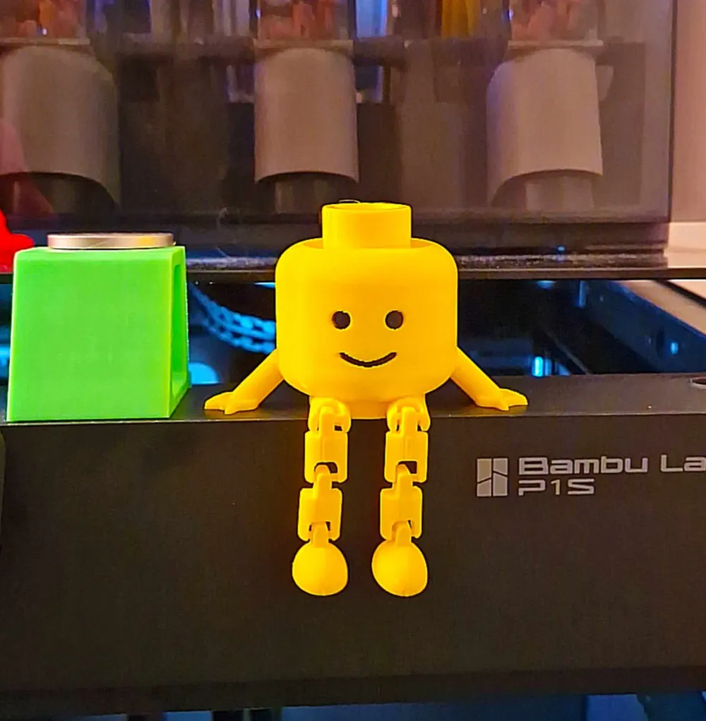 Brick Head Buddy - Articulated Flexi by SA3D Designs MakerWorld ...