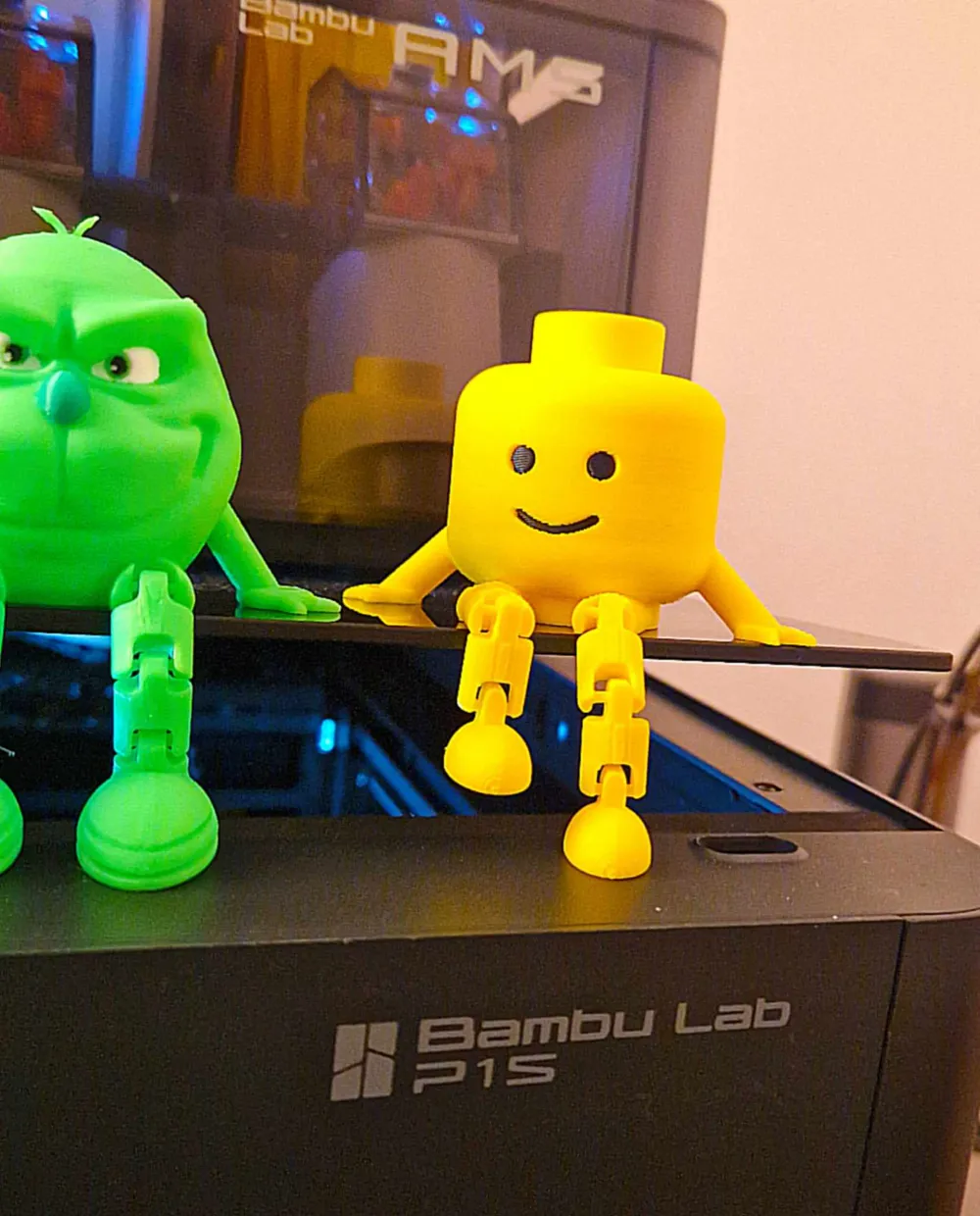 Brick Head Buddy - Articulated Flexi - Free 3D Print Model - MakerWorld