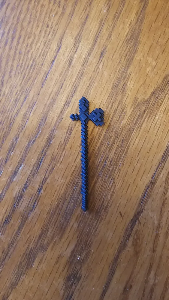 Minecraft Hellebarde für Block-Minifiguren – Kostenloses 3D-Druckmodell ...