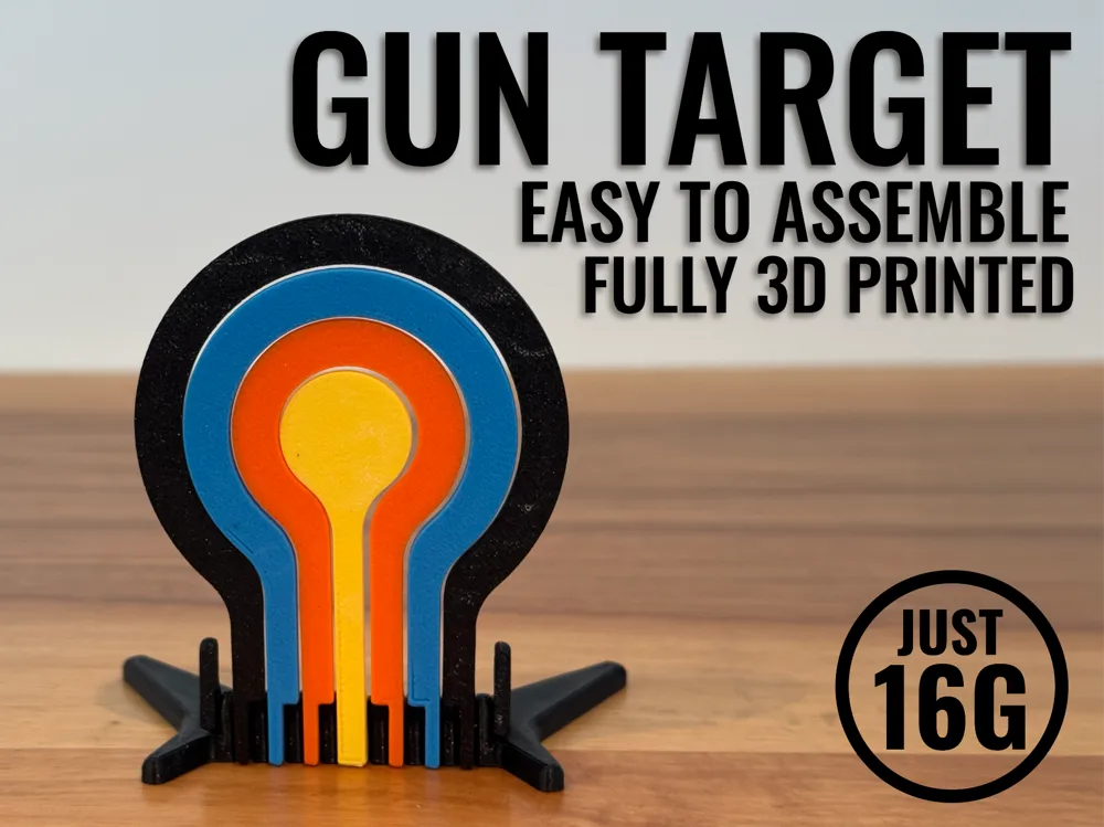Gun Target | Easy to assemble by sdaendi MakerWorld: Download Free 3D ...