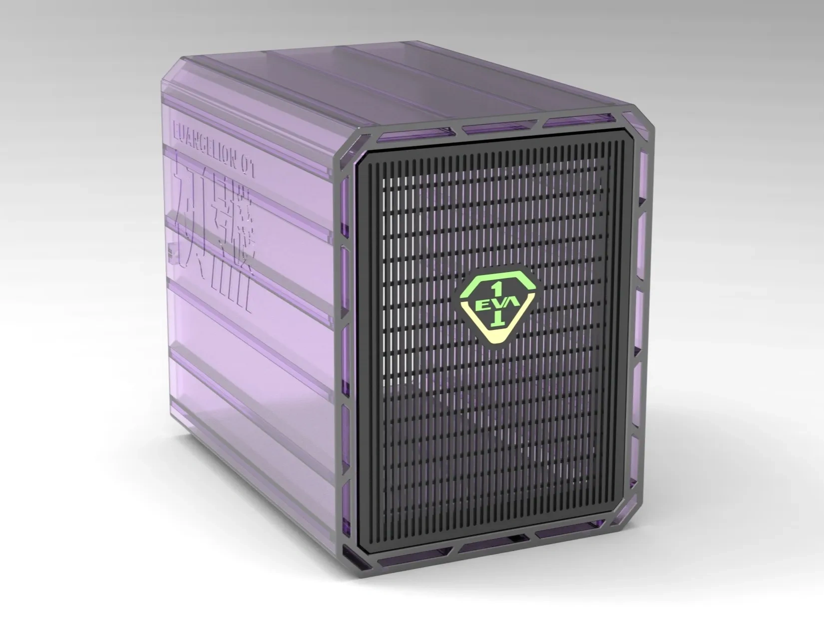 QNAS4 V2 Case EVA Color Scheme by 丫丫赶海 - MakerWorld