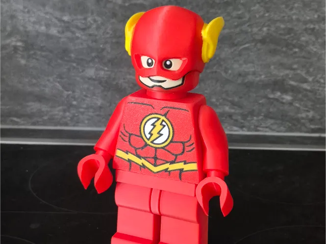 Brick Man Flash 500% - Free 3D Print Model - MakerWorld