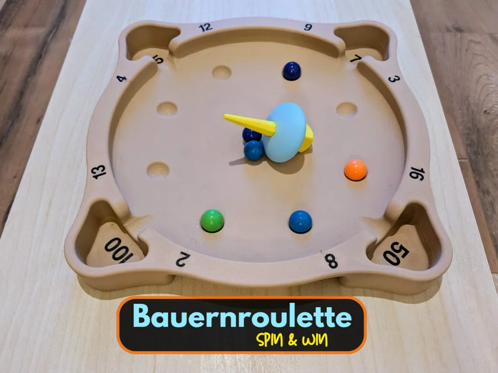 Farmer's Roulette/Virolon spinning top game by Nalrod - MakerWorld
