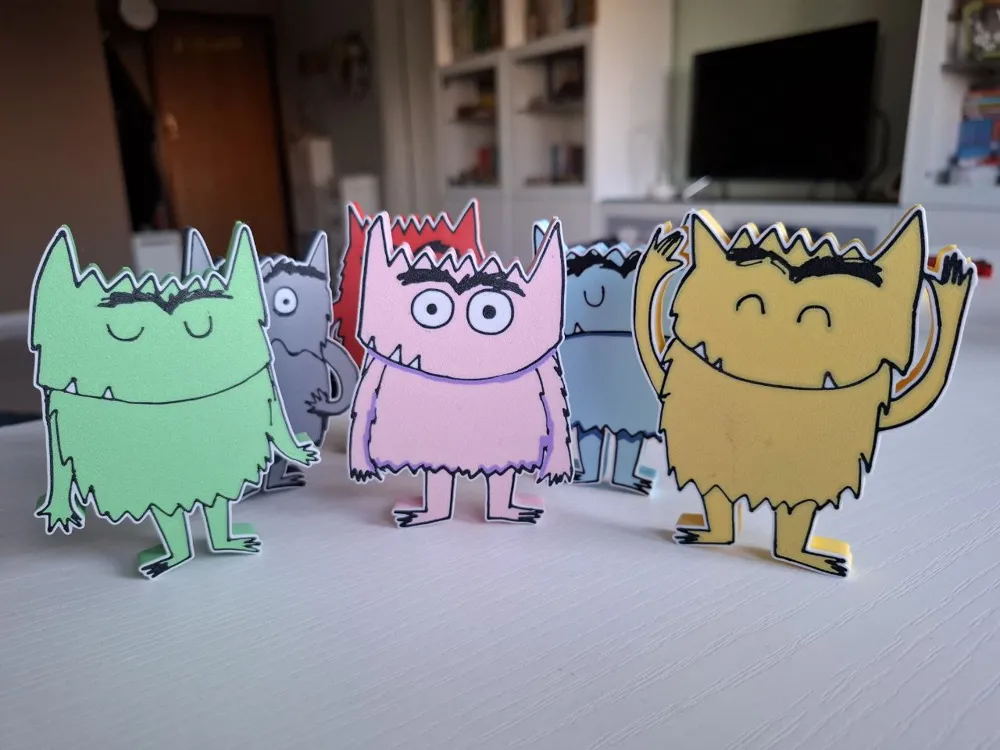 THE COLOUR MONSTER by Anna Llenas by miziomon MakerWorld: Download Free ...