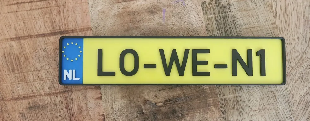 Customizeable European License Plate by EIboer MakerWorld: Download ...