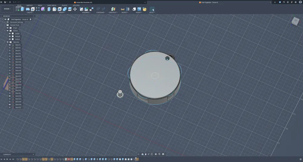 Circle Shape PH Coin Organizer - Free 3D Print Model - MakerWorld