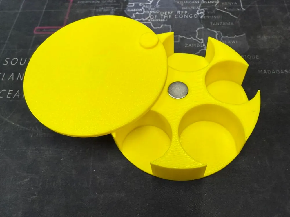 Circle Shape PH Coin Organizer - Free 3D Print Model - MakerWorld