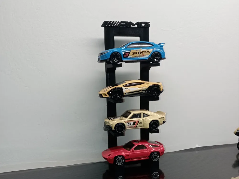 1 64 hotwheels display amg logo - Free 3D Print Model - MakerWorld
