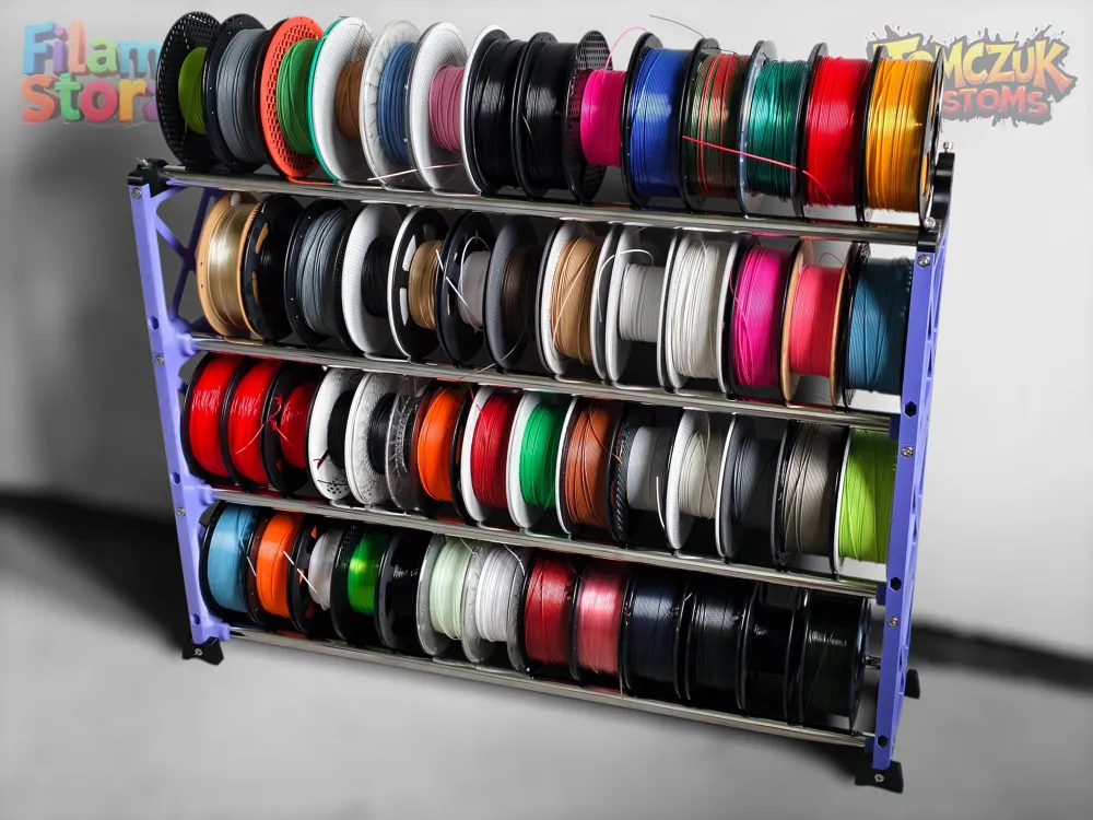 Modular Tube Filament Organizer - Free 3D Print Model - MakerWorld