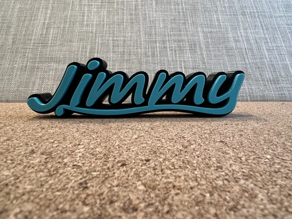 3d Name - Number Plate - Free 3D Print Model - MakerWorld