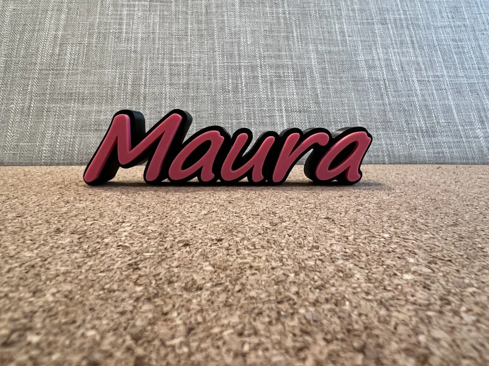 3d Name - Number Plate - Free 3D Print Model - MakerWorld