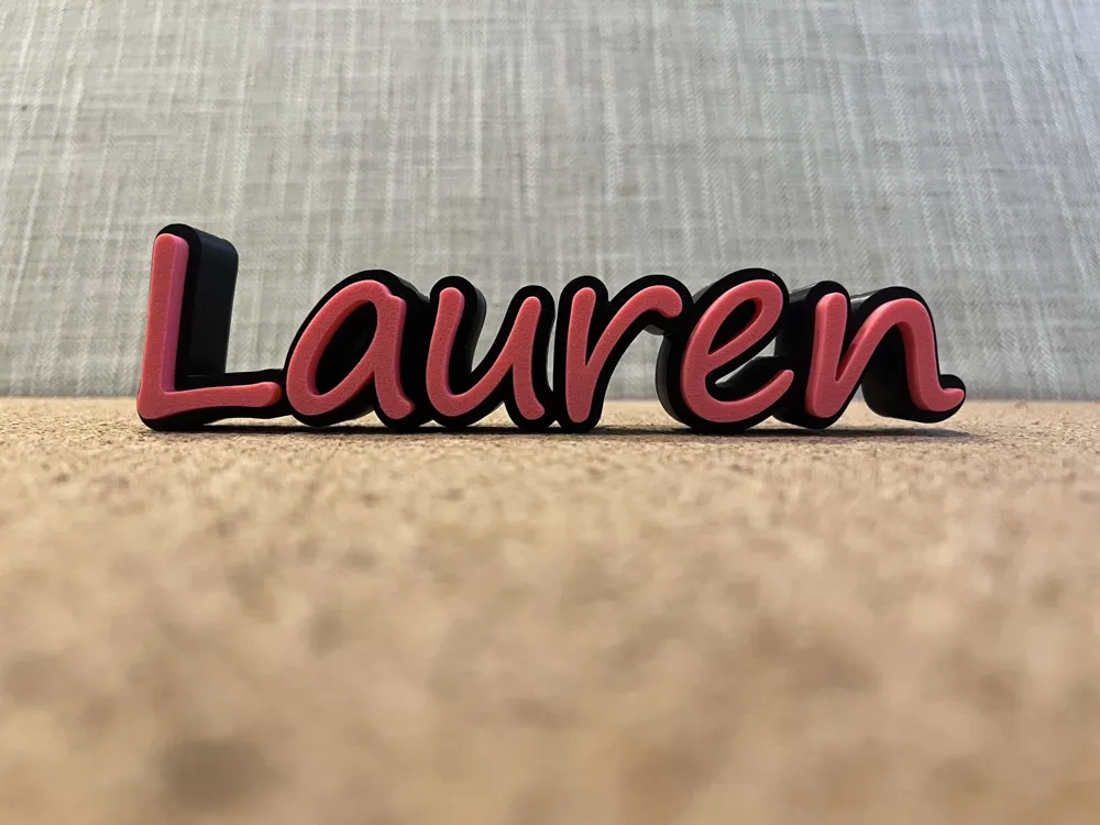 3d Name - Number Plate - Free 3D Print Model - MakerWorld