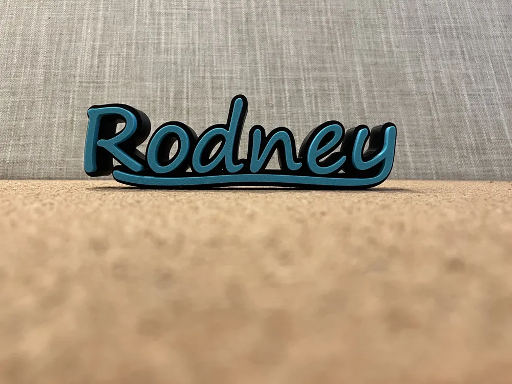3d Name - Number Plate - Free 3D Print Model - MakerWorld