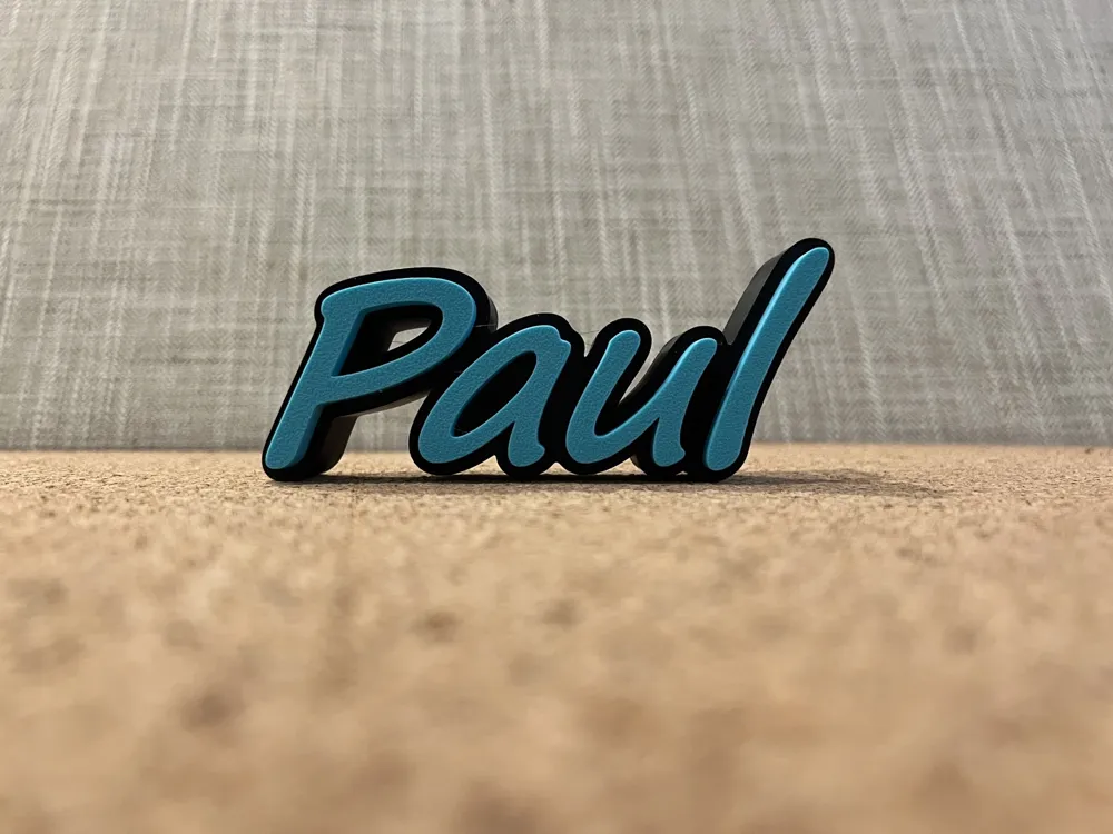 3d Name - Number Plate - Free 3D Print Model - MakerWorld