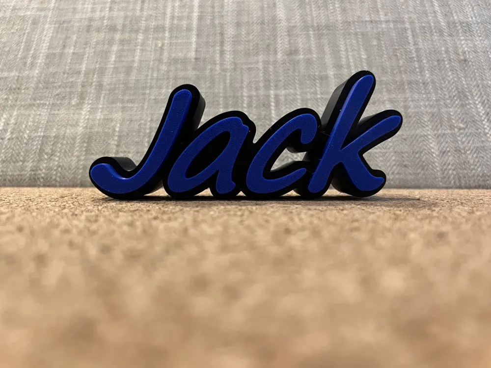 3d Name - Number Plate - Free 3D Print Model - MakerWorld