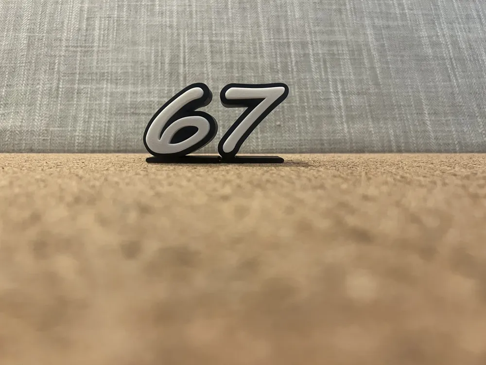 3d Name - Number Plate - Free 3D Print Model - MakerWorld