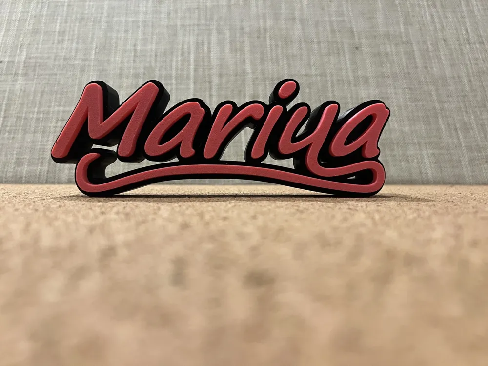 3d Name - Number Plate - Free 3D Print Model - MakerWorld