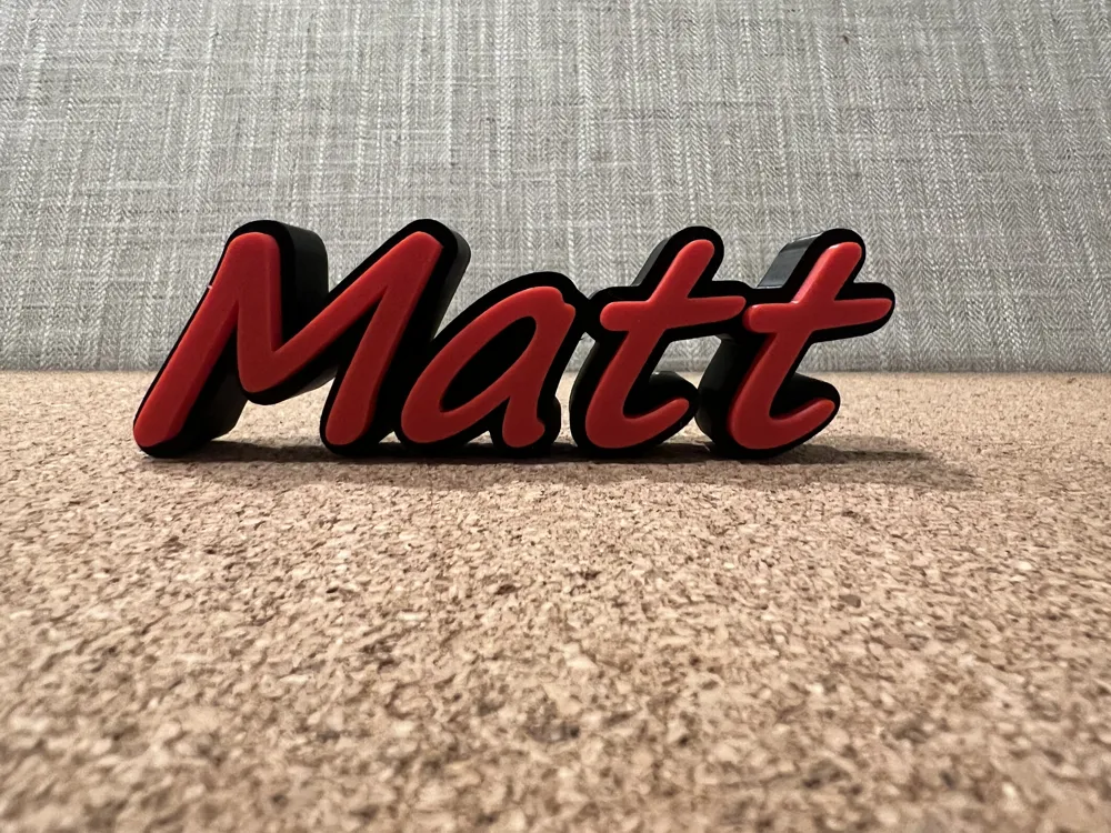3d Name - Number Plate - Free 3D Print Model - MakerWorld