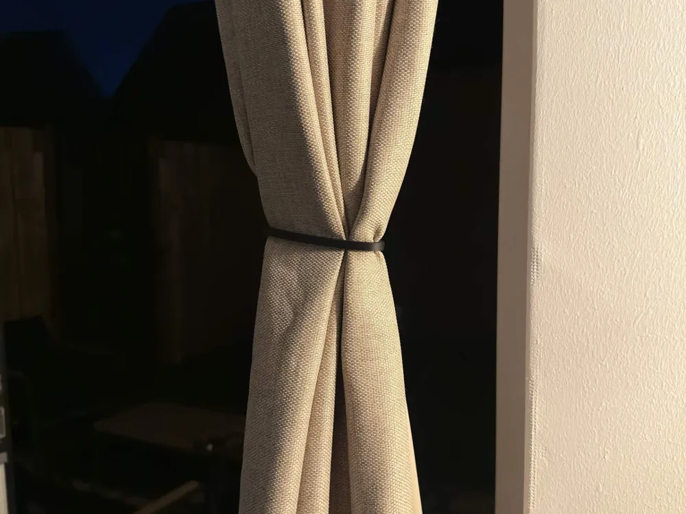Curtain Tie Ring - Free 3D Print Model - MakerWorld
