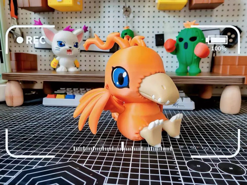 Chibi Digimon - Birdramon (Color-separated assembly) birdramon Digimon ...
