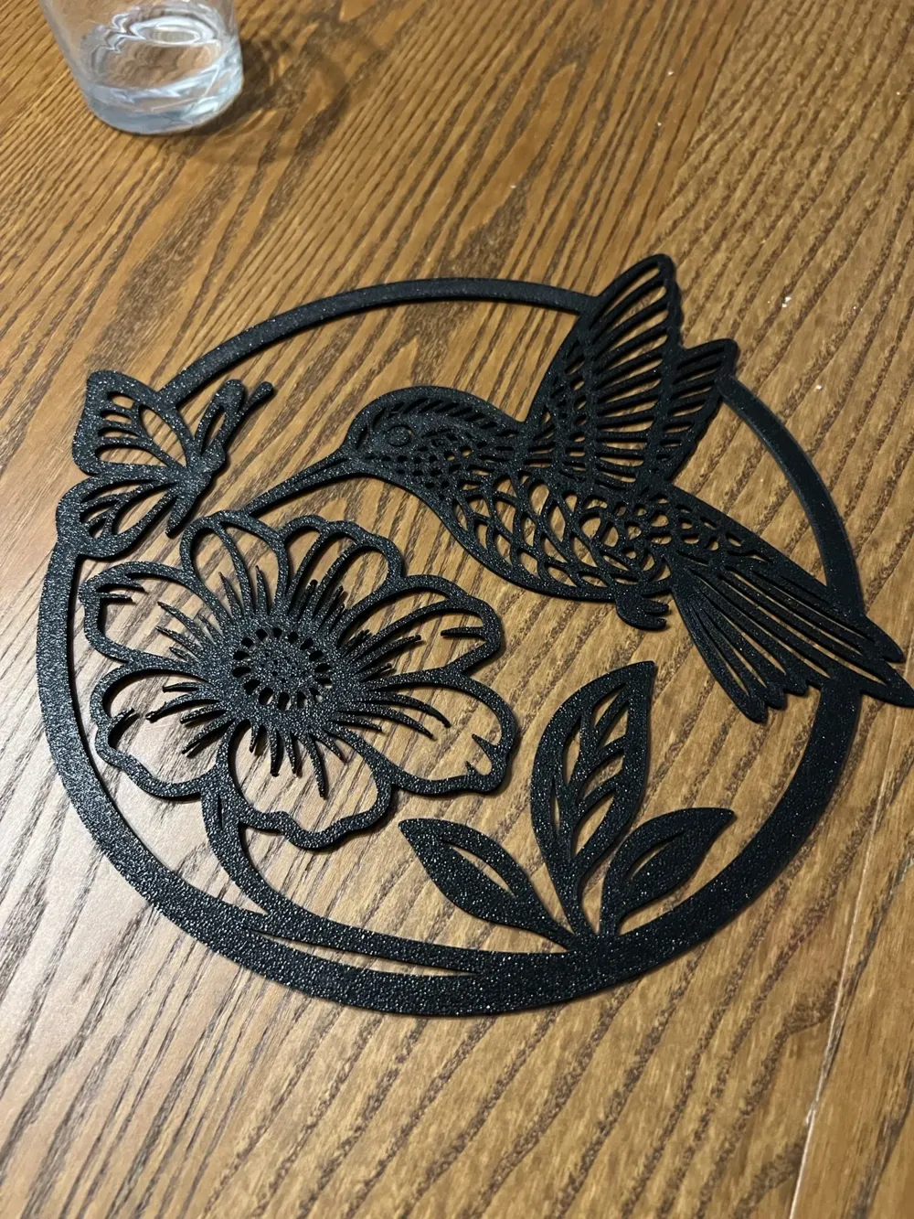 Hummingbird and Flower Wall Art Decoration by OldBro3DGen MakerWorld: Download Free 3D Models