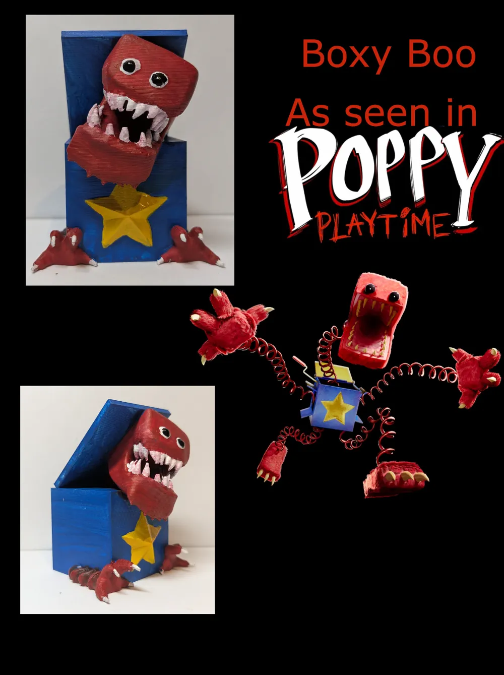 Boxy Boo from Poppy Playtime by Together 3D MakerWorld: Download Free ...