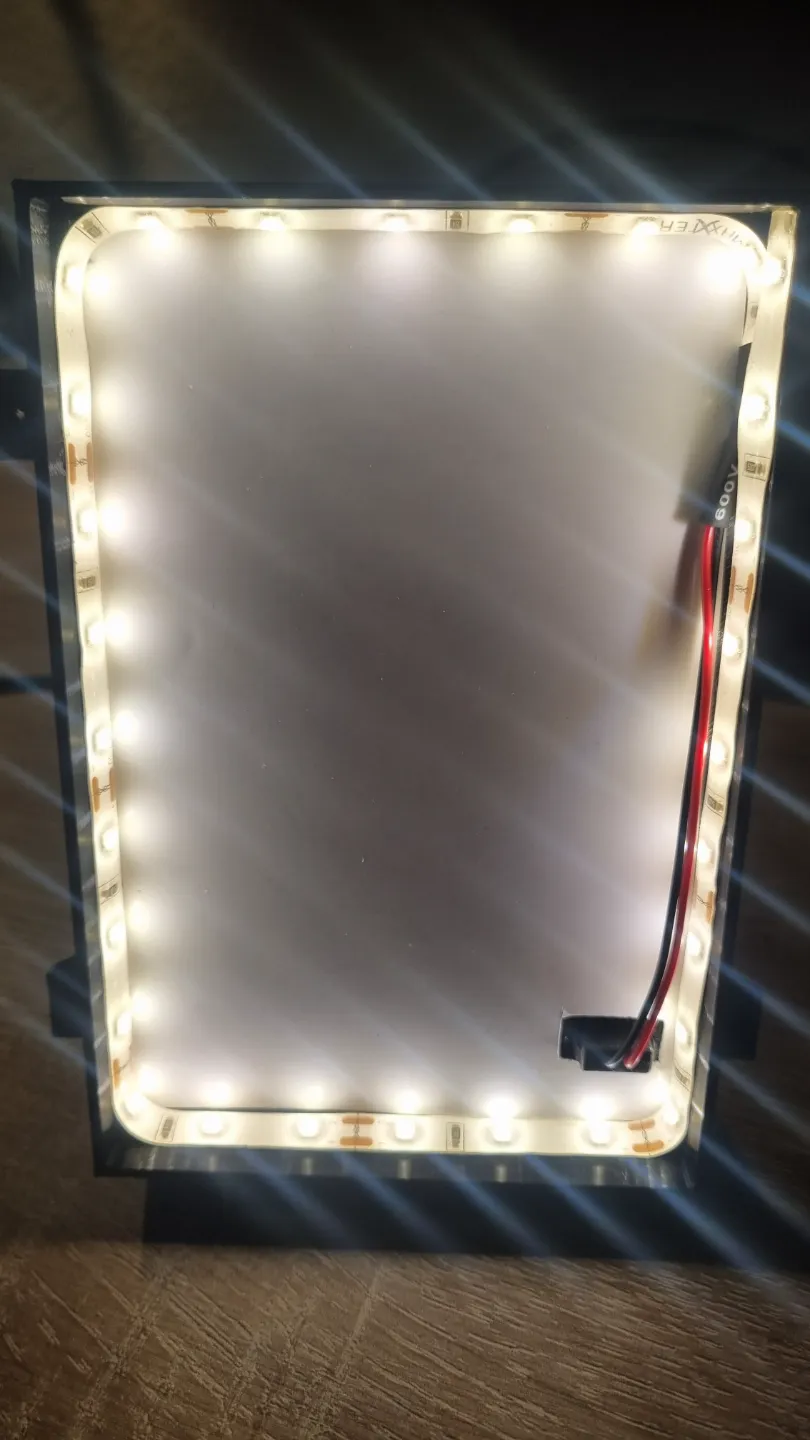 Illuminated Picture Frame for Litophane 100x150mm by M.Jasper MakerWorld: Download Free 3D Models