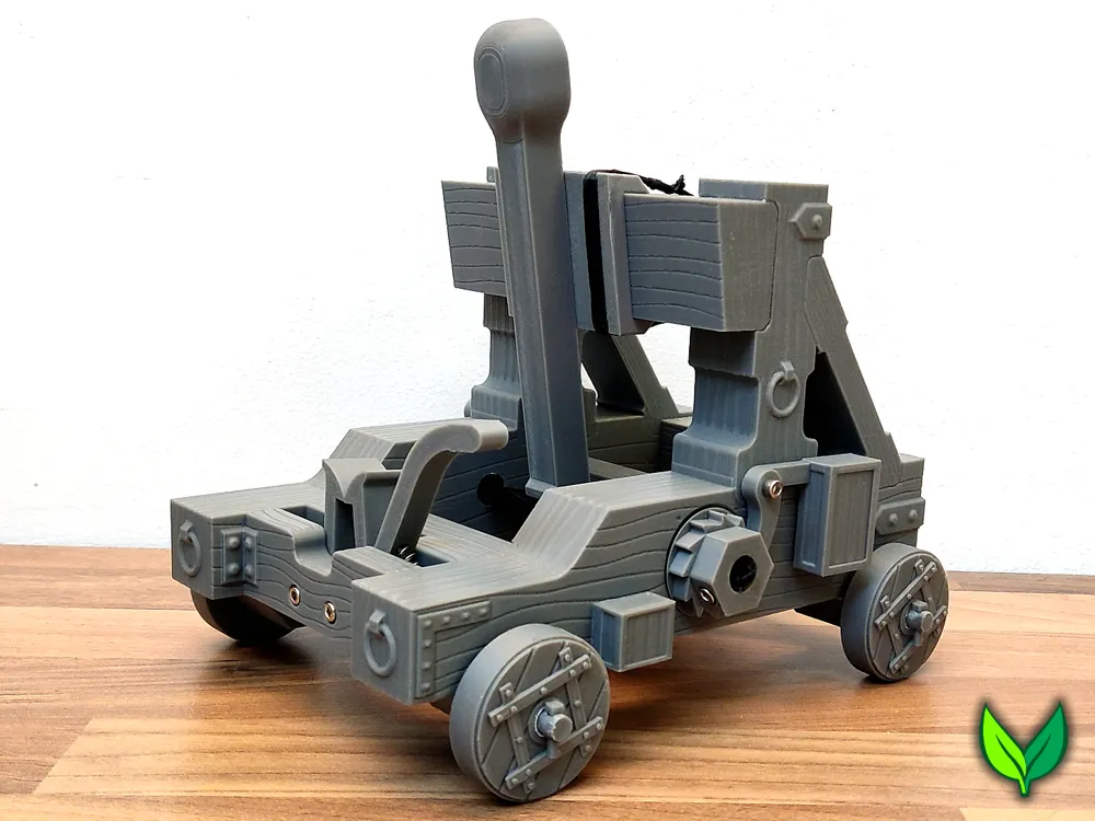 3D Printed WORKING Roman Catapult (Onager) - Free 3D Print Model ...