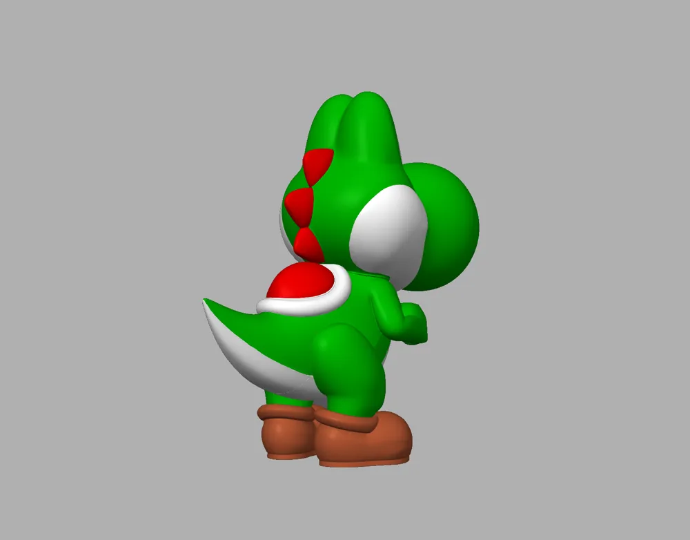 Yoshi- Super Mario Movie (No AMS) - Free 3D Print Model - MakerWorld