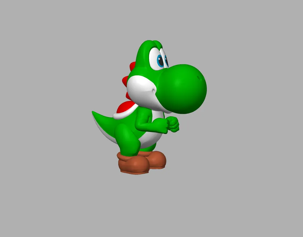 Yoshi- Super Mario Movie (No AMS) - Free 3D Print Model - MakerWorld