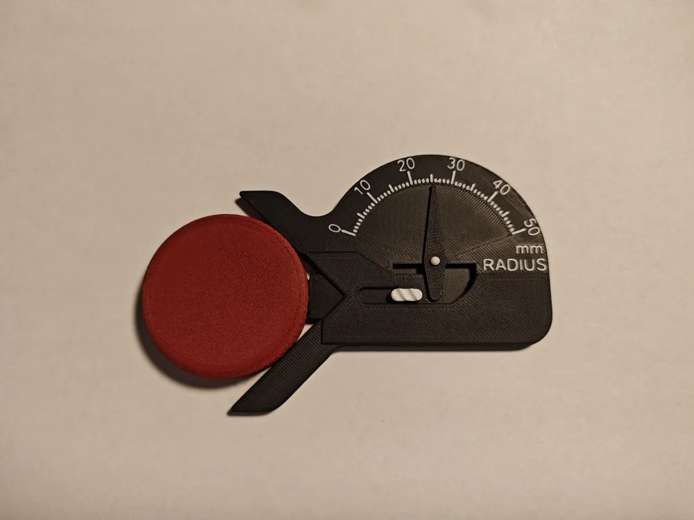 Radius Gauge | no backlash | high precision - Free 3D Print Model ...