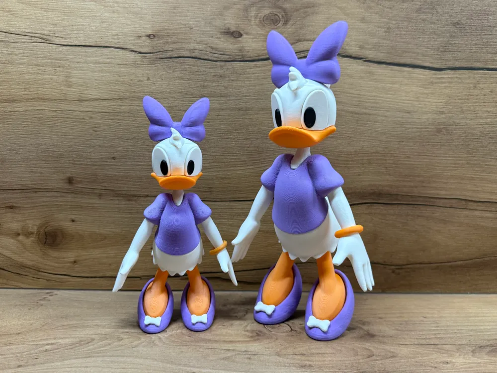 Daisy Duck multipart no ams by mika MakerWorld: Download Free 3D Models