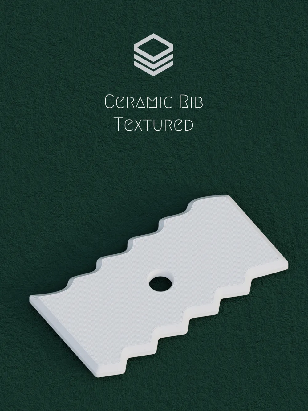 Ceramic Rib - Textured Edge by Novox.Design - MakerWorld